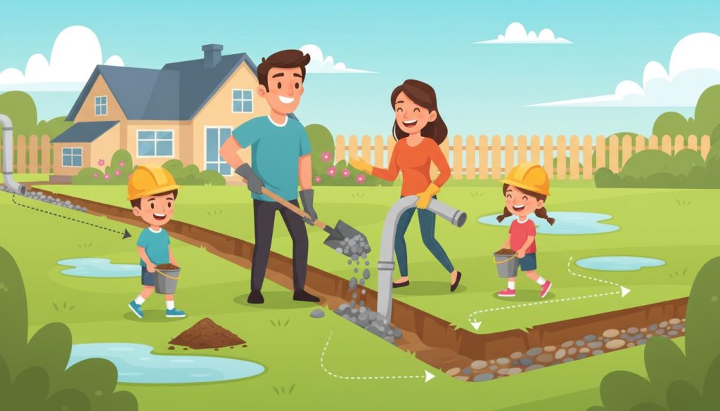 French Drain Installation: DIY Guide for Yard Drainage Problems ...